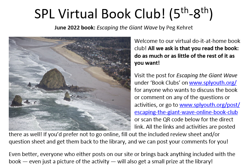Escaping the Giant Wave - Online Book Club