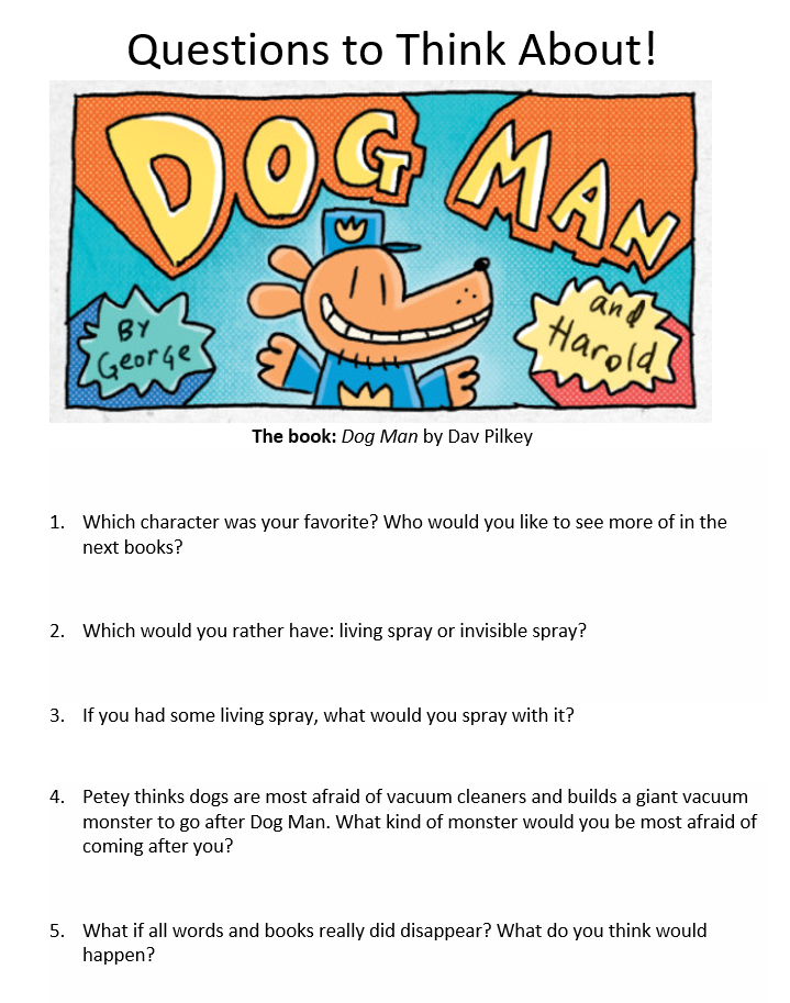 Dog Man - Online Book Club