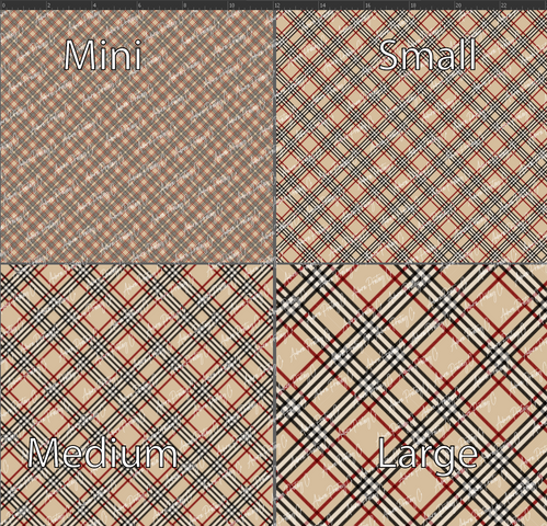 Berry Plaid Diamond Vinyl BYBD | Auburn Printing Co.