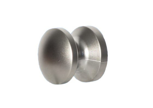 Push Lock Knob, 19mm, Matt NICKEL finish | Caravan Connection 1