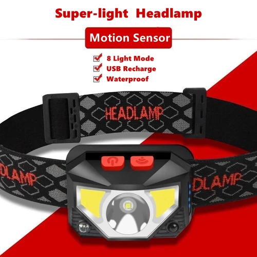 HeadLamp - USB Charging - 8 Light Modes | Caravan Connection 1