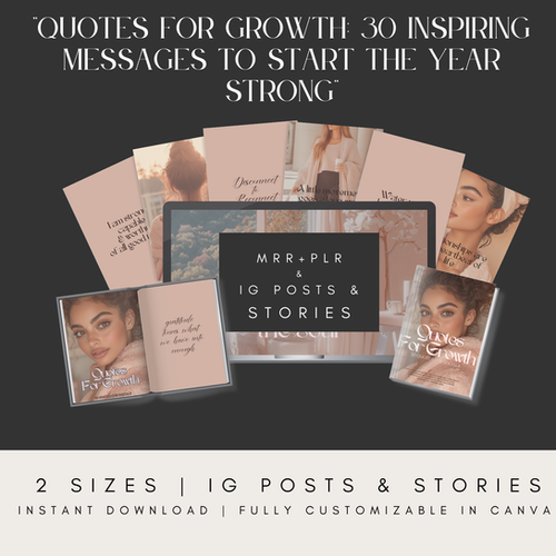 "Quotes for Growth: 30 Inspiring Messages to Start the Year Strong"| IG ...