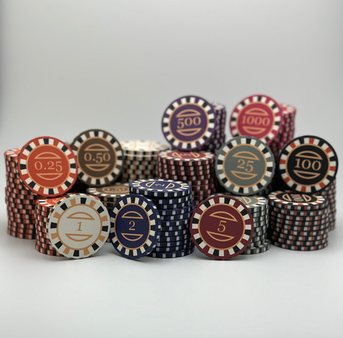 Festival Series Ceramic Poker Chips - Limited Edition Set - 9 Piece ...