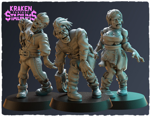 ZOMBIE FANS-A | kraken3dstudios