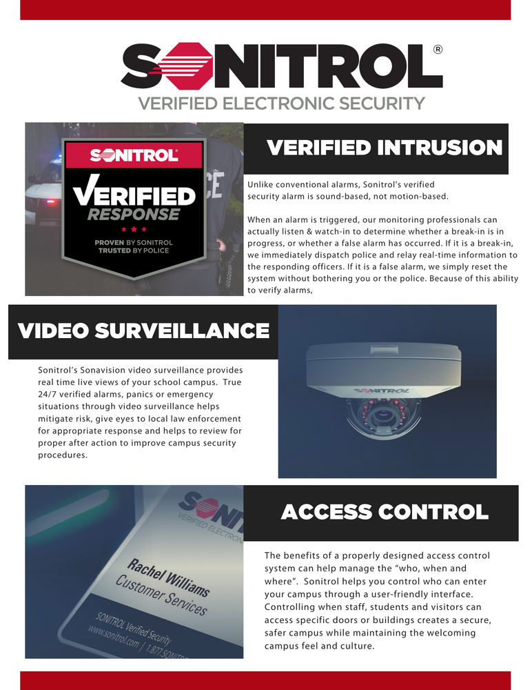 Sonitrol Verified Electronic Security