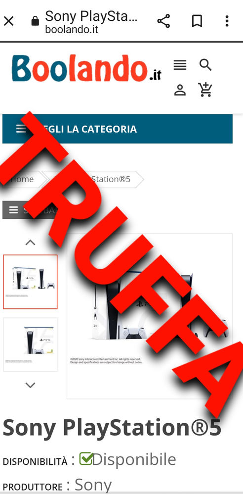 Boolando.it; TRUFFA in CORSO | Denunce In Rete