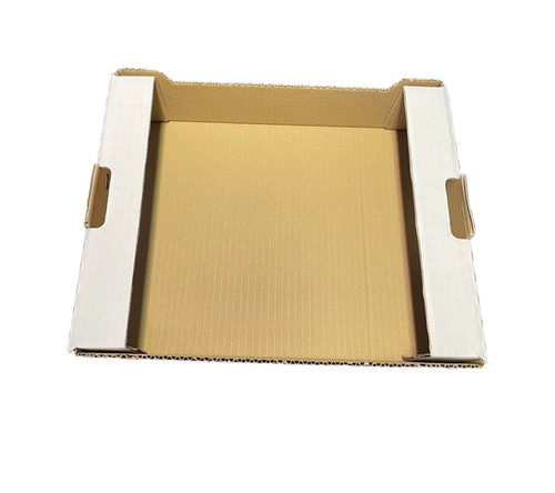 Tray Box. White Outside / Brown Inside. Price for 25 boxes. | Pack4 Ltd