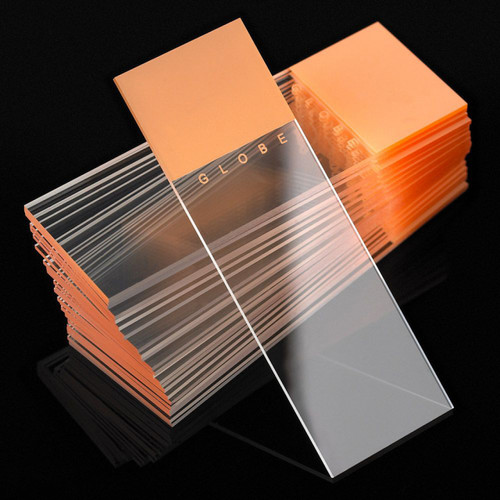 Globe Scientific 1380-50N Microscope Slides Dia-mond White Glass ...