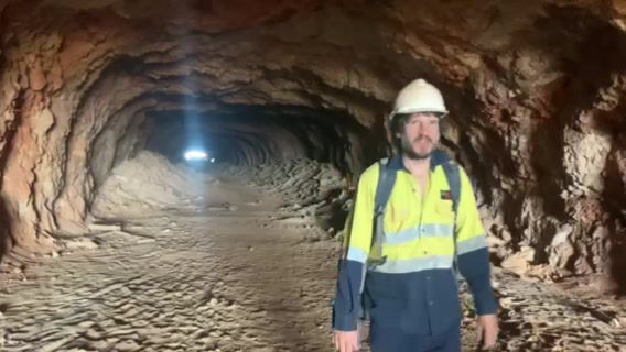 Abandoned Spanish gold mine