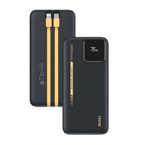 Sewa TECNO 10000mAh 22.5W Power Bank - Built-in Type-C & Lightning ...