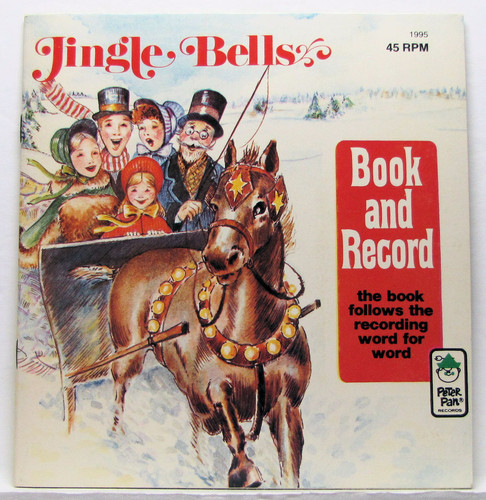 Jingle Bells #1995 (Book and Record) 1977 | rose-city-books