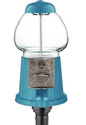 TEAL Blue 15" Tall Gumball/Candy Machine with Stand & Gumballs ...