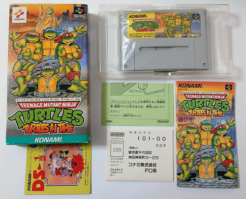 TMNT Teenage Mutant Ninja Turtles : Turtles in Time Nintendo Super ...