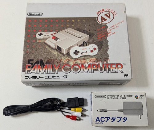 Nintendo AV Famicom Console Boxed + Manual HVC-101 Japan | Retro Game City
