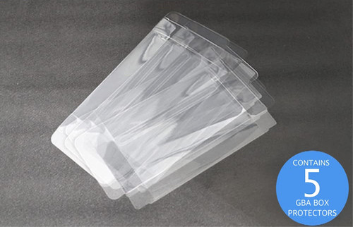 Nintendo Gameboy Advance Japanese Game Box Protectors (Pack of 5 Clear ...