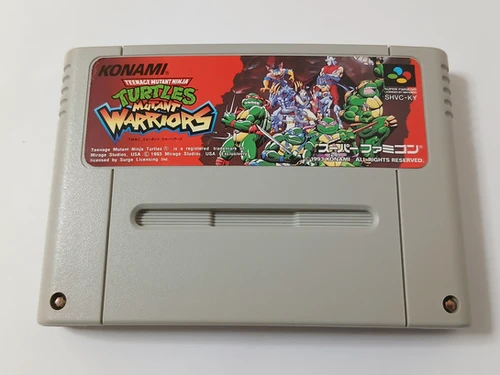 TMNT Teenage Mutant Ninja Turtles Mutant Warriors - Nintendo Super ...