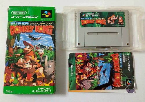 Super Donkey Kong Country (box & manual damage) - Nintendo Super ...