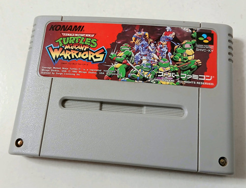 TMNT Teenage Mutant Ninja Turtles Mutant Warriors - Nintendo Super ...