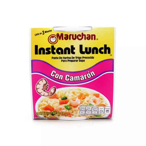 Maruchan Sopa Instantánea Camarón 64g - Sabor Exquisito y Fácil de ...