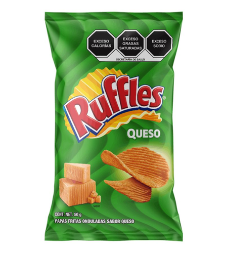 Ruffles Queso 51g | Papas Mexicanas con Intenso Sabor a Queso 🧀🇲🇽 | La ...