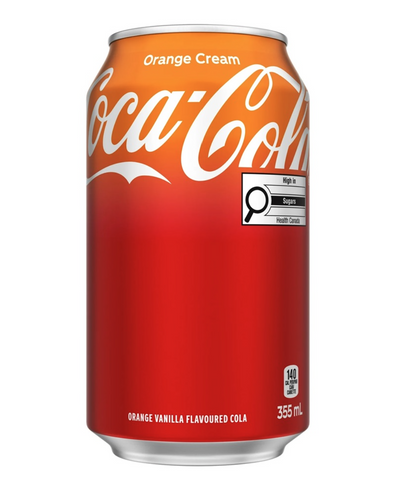 Coca-Cola Orange Cream 355ml | Refresco Edición Limitada con Sabor ...