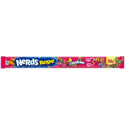 Nerds Rope Rainbow 26g - Explosión de sabor en cada bocado | La Tienda ...