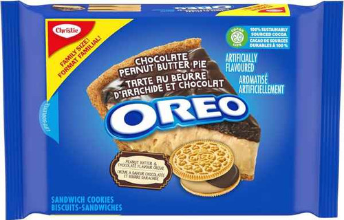 Oreo Chocolate Peanut Butter Pie 482g | Galletas con Mantequilla de ...