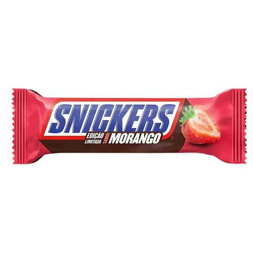Snickers Fresa 42g | Edición Especial con Sabor Frutal y Chocolate | La ...