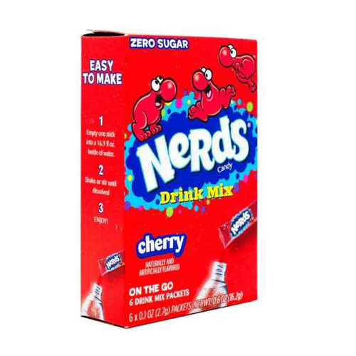 Nerds Drink Mix Cherry 16,2g - Bebida Instantánea con Sabor a Cereza ...