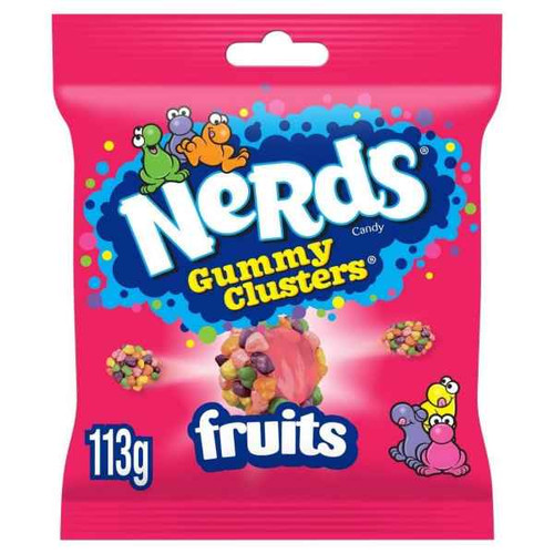 Nerds Gummy Clusters Fruits 113g | Explosión de Sabor Agridulce y ...