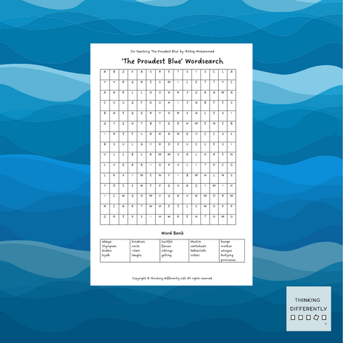 FREEBIE WORDSEARCH on The Proudest Blue by Ibtihaj Muhammad | My Site