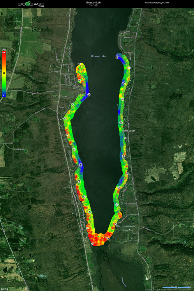 Monday July 12th 2021 Honeoye Lake Water Quality