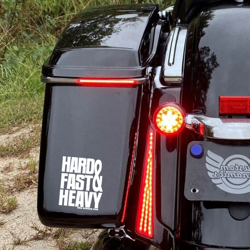 hFh: HARD FAST & HEAVY decal | The Ornery One