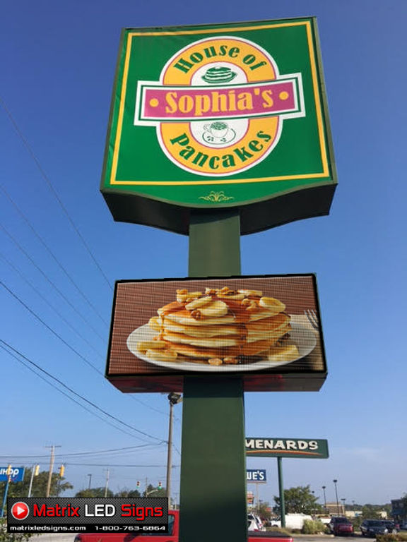 LED Signs for Restaurants | Matrix LED Signs