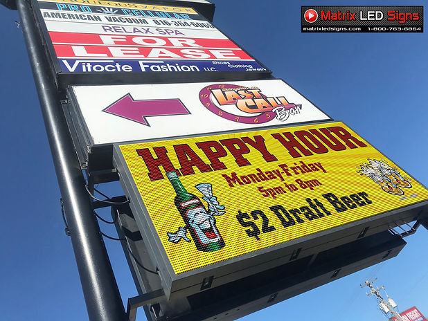 LED Signs for Restaurants | Matrix LED Signs