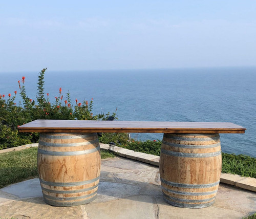 Wine Barrel Table | Elite Parties Events