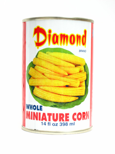 DIAMOND BRAND WHOLE BABY CORN 鑽石牌 原條玉米仔 [24x398mL] | olympic