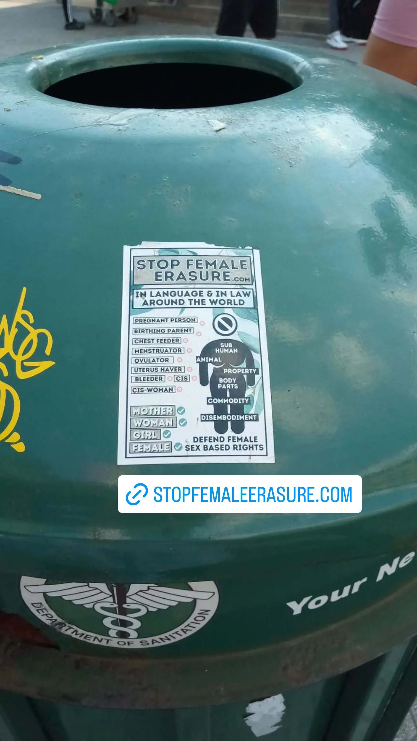 10 Pack - Stop Female Erasure Classic Infographic - Version 2.0 - FREE ...