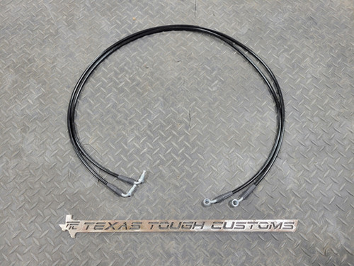 Talon Extended Front Stainless Steel Brake Lines | Texas Tough Customs