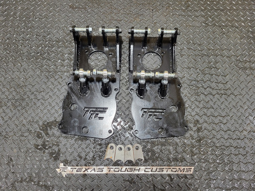 Pioneer 1000 4 Bolt Rear Portal Plates (Powder Coated) | Texas Tough ...