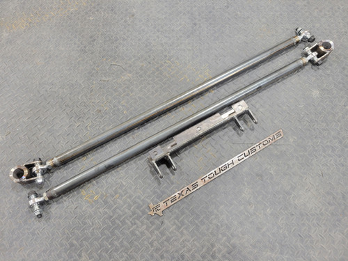 Talon Front Link Bars (Bare Metal) | Texas Tough Customs