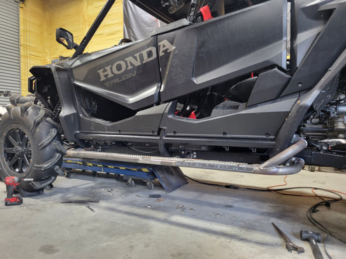 Honda Talon 4 Seater Side Steps (Bare Metal) | Texas Tough Customs