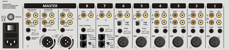 D&R Airmate-8-usb broadcast mixer