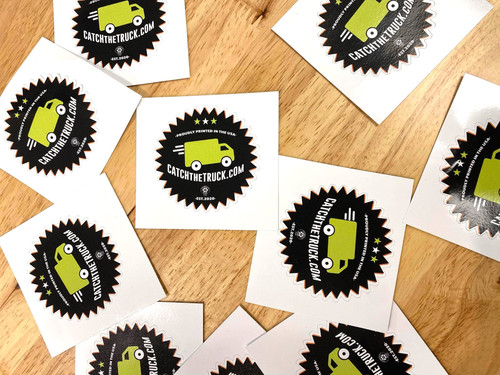 Custom Kiss-Cut Stickers/Decals/Labels | Catch The Truck