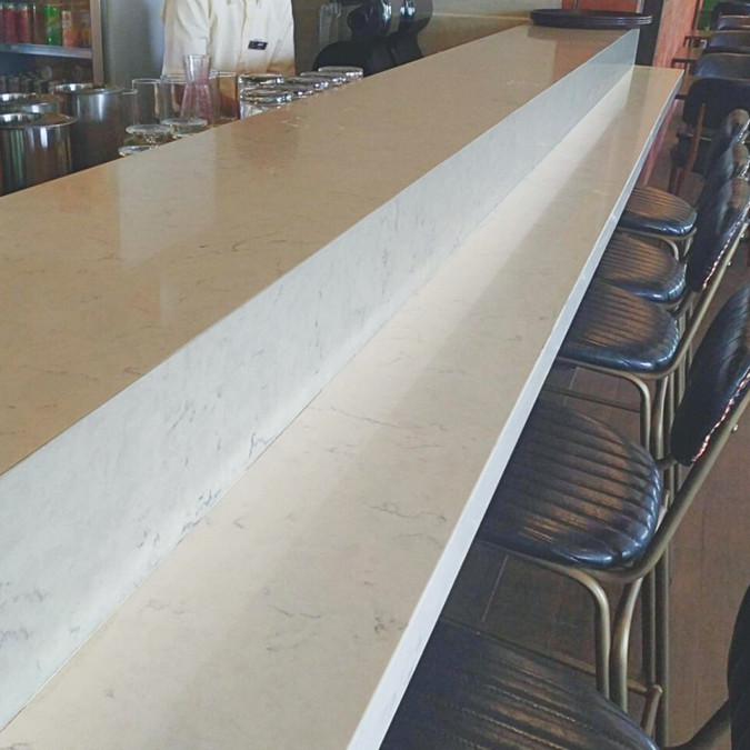 PROJECTS | MARKEE ABSOLUTE QUARTZ | SOLFLEX SOLID SURFACE