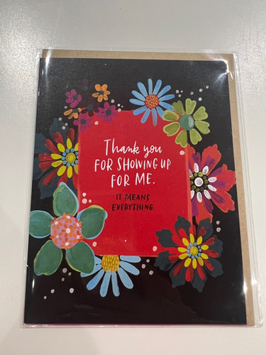 Thank You Card- Showing Up For Me | Rebel Mimi