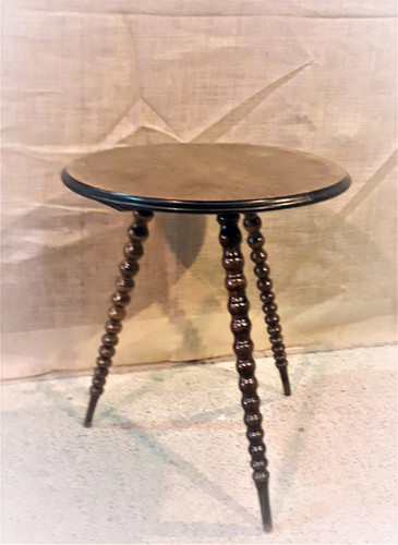 19thc Tripod Gypsy Table with Bobbin Legs | Rod's Curiosities