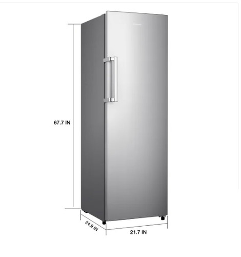Hisense 10.2 cu. ft. Garage Ready Convertible Upright Freezer ...