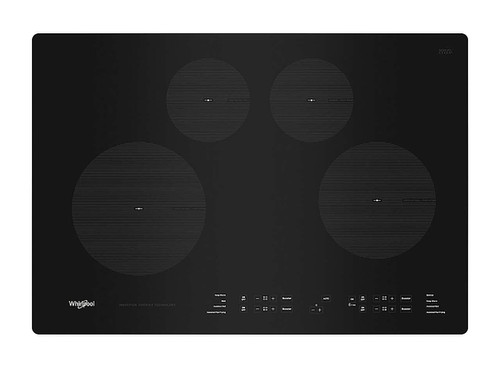Whirlpool - 30" Built-In Electric Induction Cooktop with 4 Elements ...