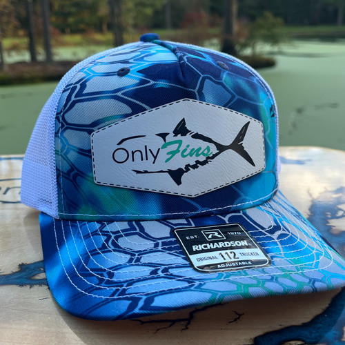 Only Fins Richardson 112PFP Five-Panel Printed Trucker Cap | Charter ...
